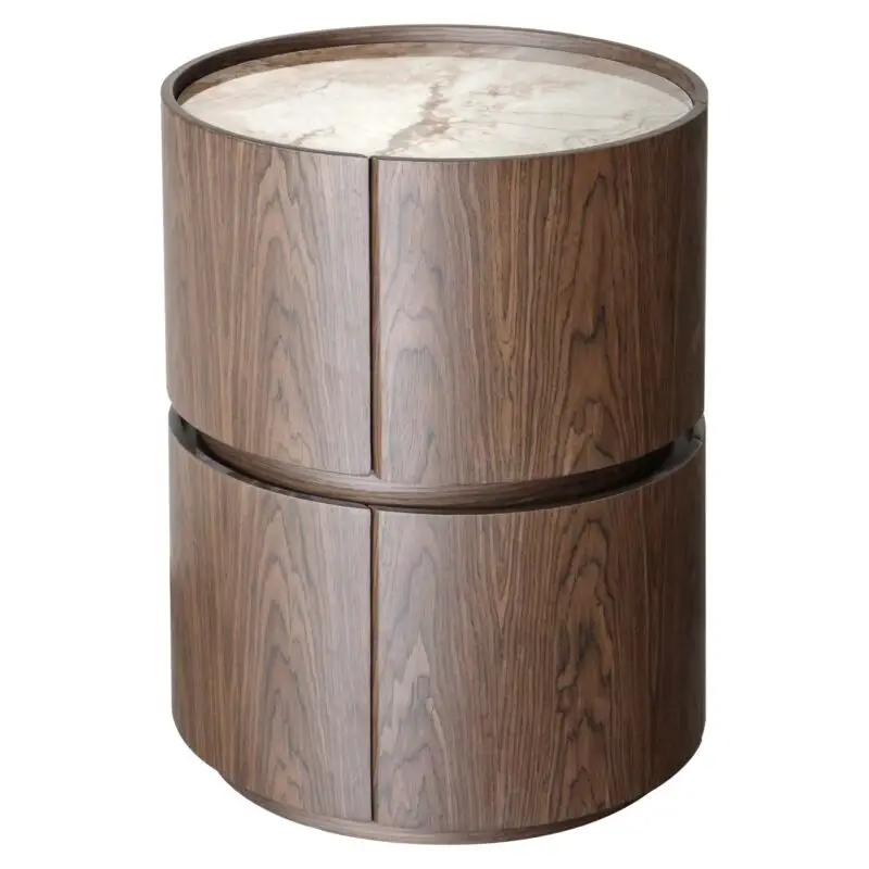 Richmond – Nachtkastje Ellery brown 2-drawers - Driehoek Meubelen